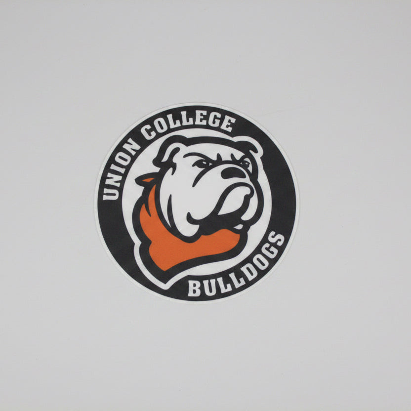 Circle Logo Union College Bulldog Window Cling – Union Commonwealth ...